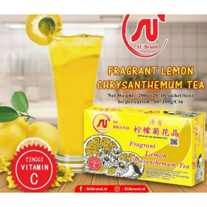 Jual SU Brand Dali Fragrant Lemon Chrysanthemum tea -200gr | Shopee ...