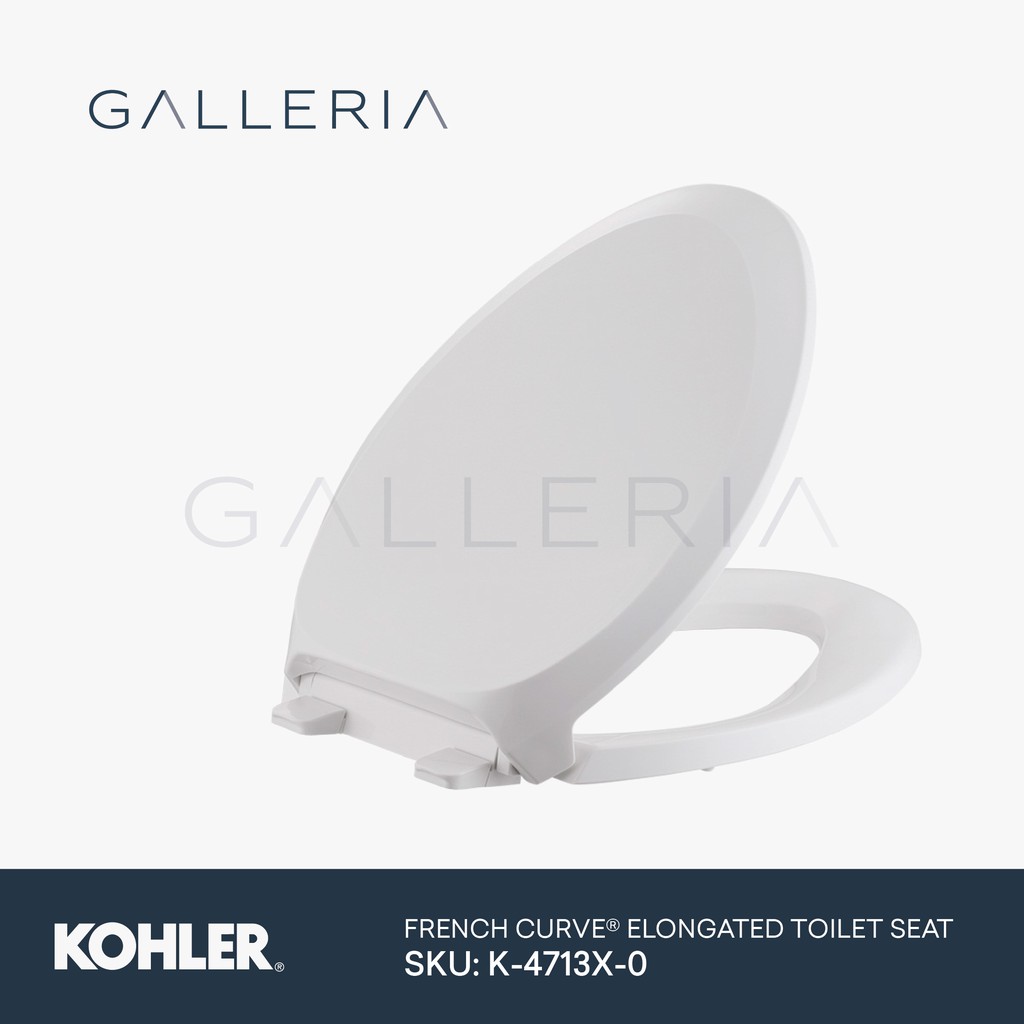 Jual Kohler Seat Cover French Curve Elongated K-4713X-0 / Kohler Tutup ...