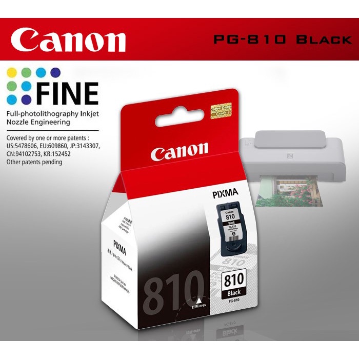 Jual Tinta CANON Black Ink Cartridge PG-810 ORIGINAL | Shopee Indonesia