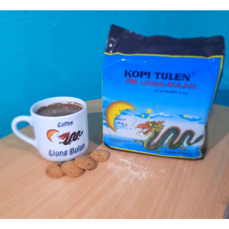 Jual Kopi Liong Bulan Mini Tanpa Gula 8gr x 30 Sachet | Shopee Indonesia