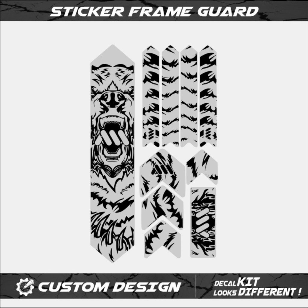 Jual STICKER PROTECTOR FRAME GUARD PELINDUNG BATANG SEPEDA | Shopee ...