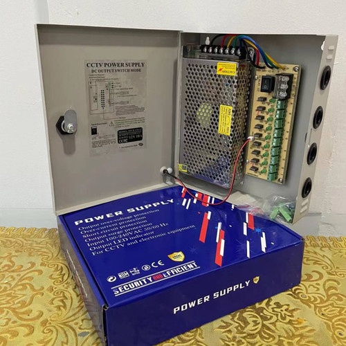 Jual PERTUKANGAN PERLENGKAPAN LISTRIK POWER SUPPLY BOX 10A 12V 9 CH ...