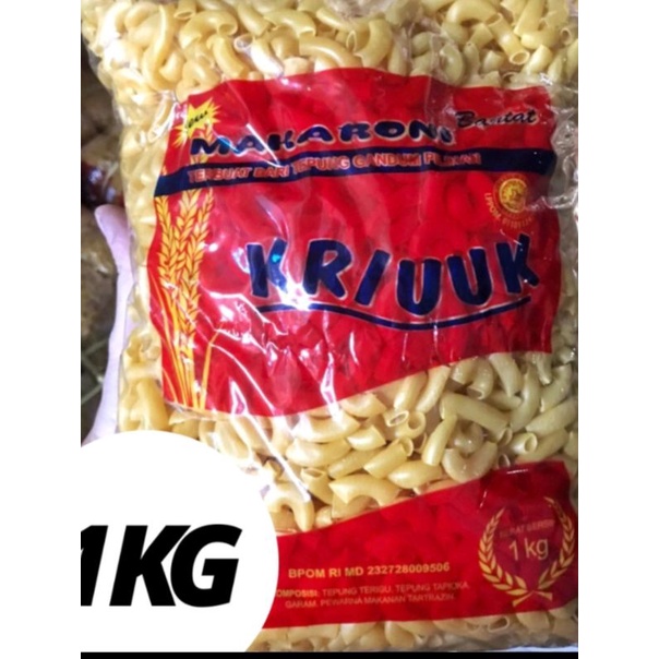 Jual MAKARONI SUPER KRIUK 1KG // MAKARONI KUNING | Shopee Indonesia