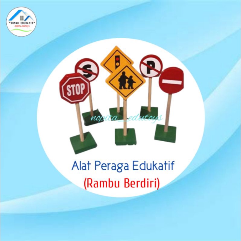 Jual Mainan Edukatif Anak - Rambu Berdiri | Shopee Indonesia