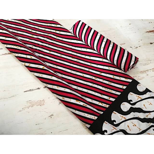 Jual Kain Batik Alusan Motif Lurik Seno Seragam Batik Kantor | Shopee ...