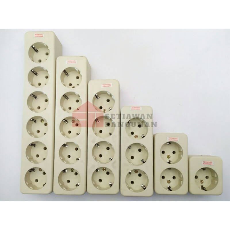 Jual Stop kontak lubang / colokan listrik /Terminal Arde Portable ...