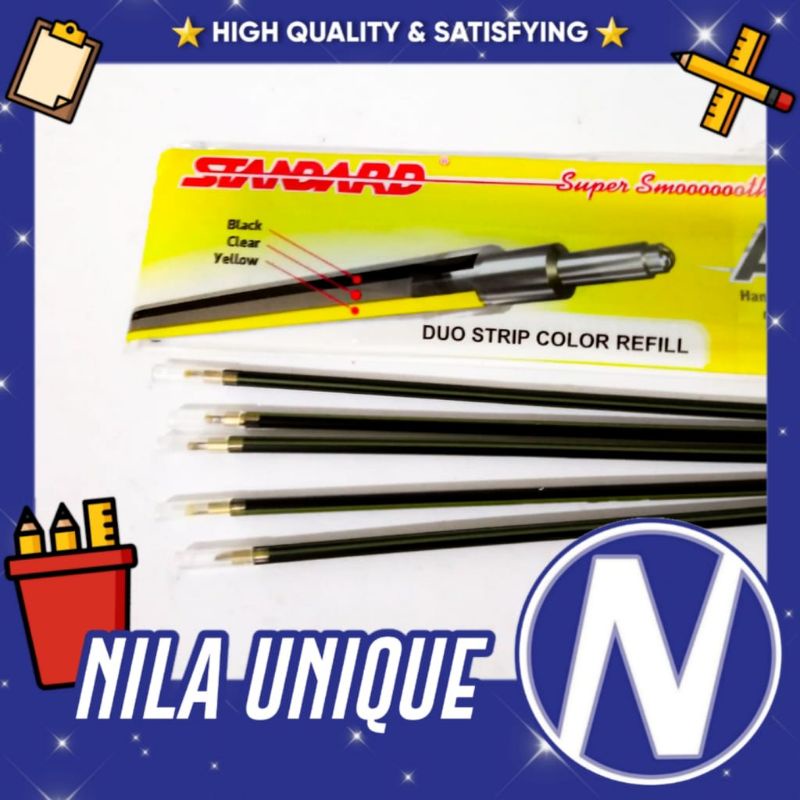 Jual REFILL BOLPOINT / ISI PULPEN STANDARD AE7 (1 pack isi 12 pcs ...