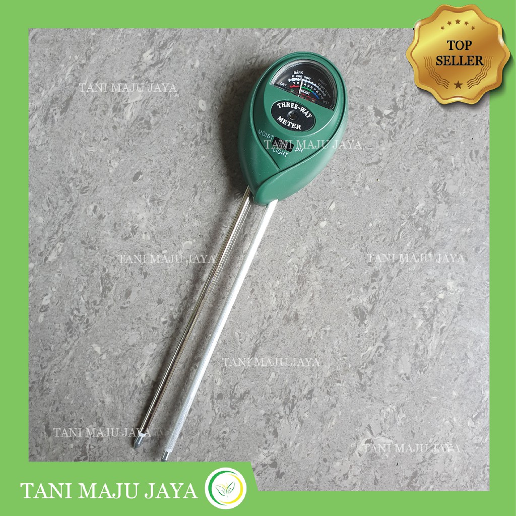 Jual Alat Ukur pH Meter Tanah 3 in 1 Soil Moisture Light Meter 3in1 ...