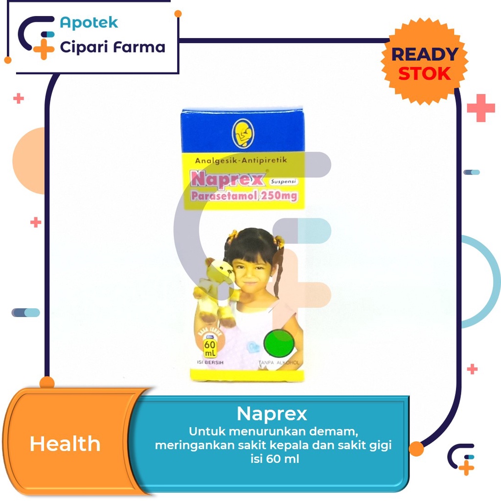 Jual Naprex Sirup Obat Paracetamol Pereda Sakit Kepala | Demam | Sakit ...