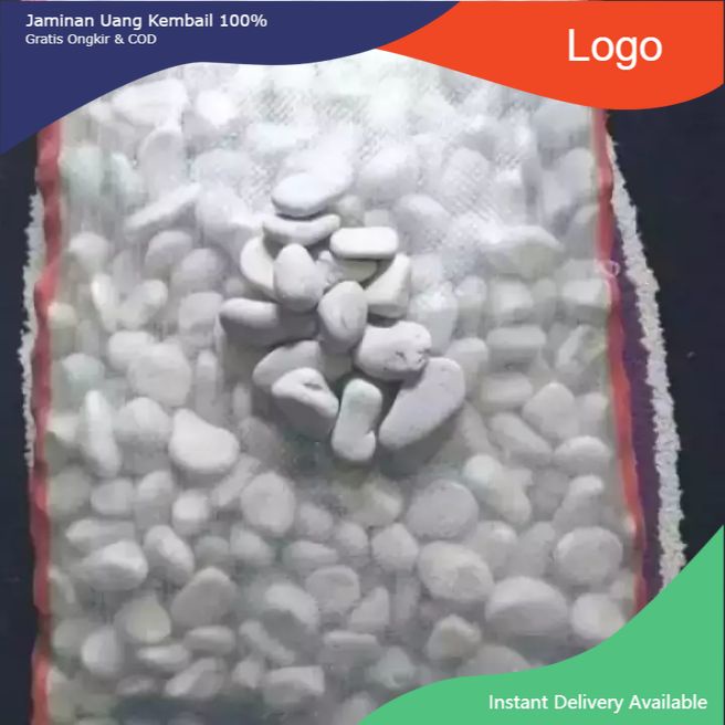 Jual Promo hemat 5 kg batu koral putih / batu taman hias / batu putih 5 ...