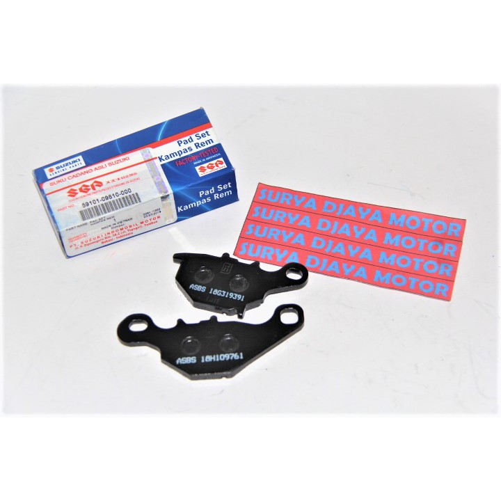 Jual Disped Kampas Rem Depan Matic Suzuki NEX SGP Original 59101-09810 ...