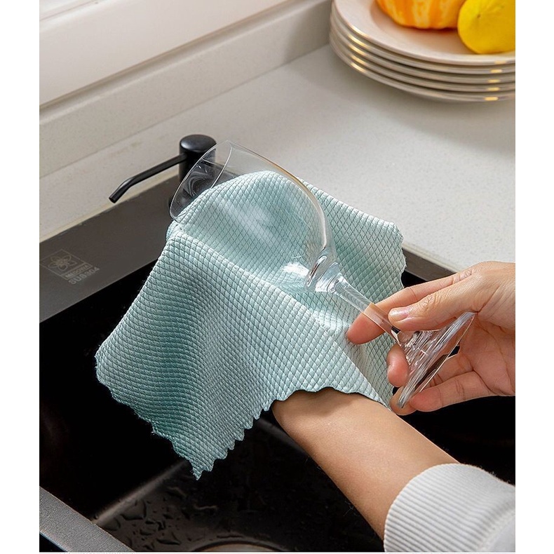 Jual Kain Lap Kaca Microfiber Glass Kain Jendela Mobil Lap Kaca ...