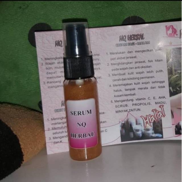 Jual NQ HERBAL SERUM GOLD BOTOL ATOM | Shopee Indonesia