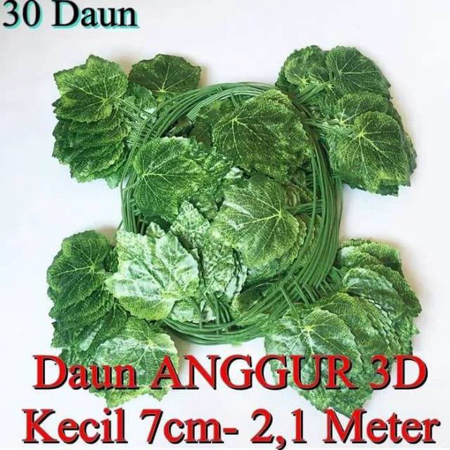 Jual daun anggur kecil 3D | Shopee Indonesia