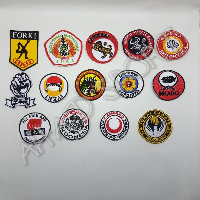 Jual Beladiri- Logo Lambang Badge Emblem Karate Silat Taekwondo Forki ...
