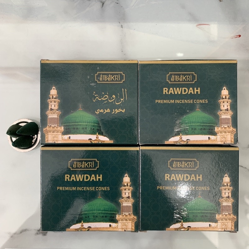 Jual bukhur kerucut aroma raudhah isi 20pcs | Shopee Indonesia