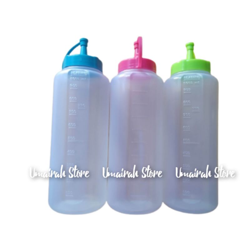 Jual Botol Kecap / Saos 1 Liter (200ml, 350ml, 500ml, 850ml, 1000ml ...