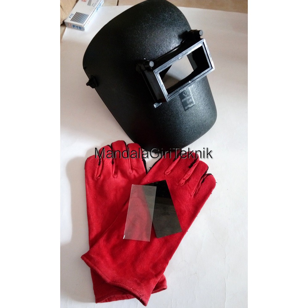 Jual Paket Hemat Sarung Tangan Las Argon Kulit dan Helm Las | Shopee ... Jual Paket Hemat Sarung Tangan Las Argon Kulit dan Helm Las | Shopee ...