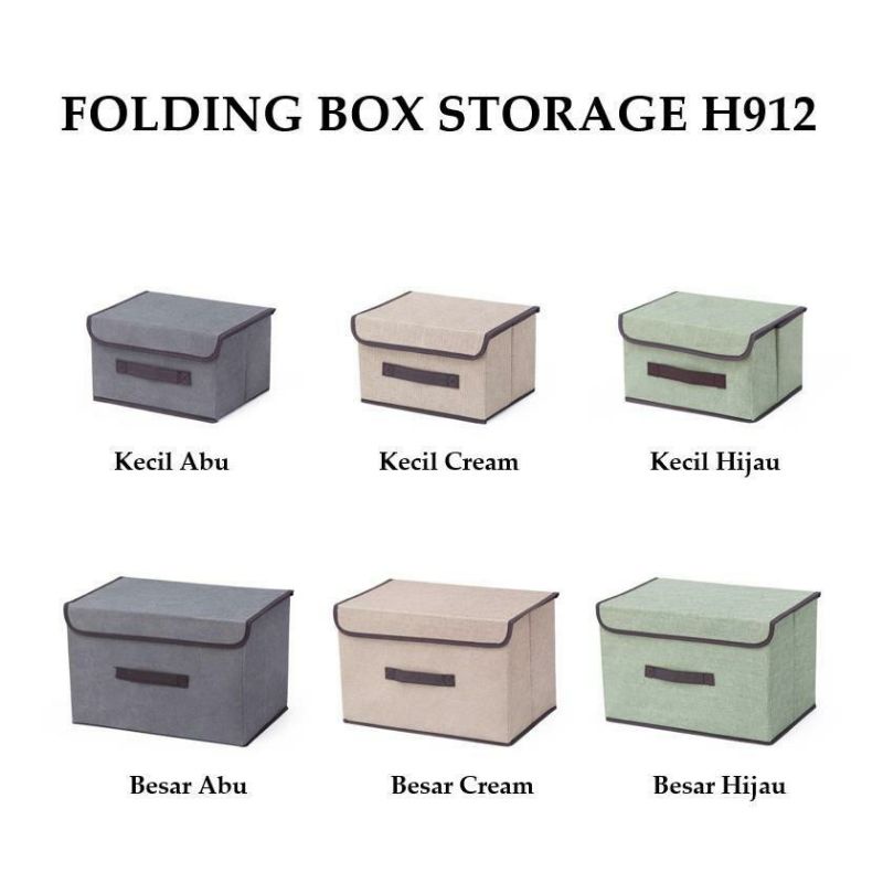 Jual BATAM SHOPPING MALL H912 Folding Box Storage / Tempat Penyimpanan ...