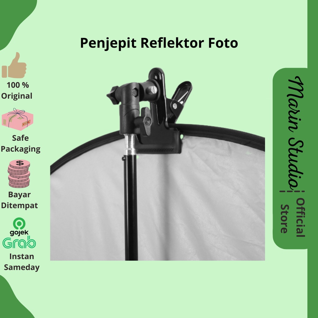 Jual Penjepit Reflektor | Jepit Reflektor| Holde Reflektor Studio | Clamp Clip Reflector ...