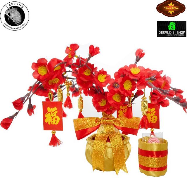 Jual Hiasan Meja Imlek Angpao Tree Peach Blossom / Kado / Dekorasi Lc ...