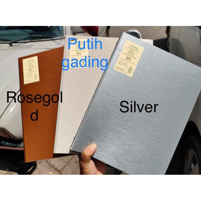 Jual Monggo] Map Binder Looseleaf B5 Cover Metalic Tebal Wengu | Shopee ...