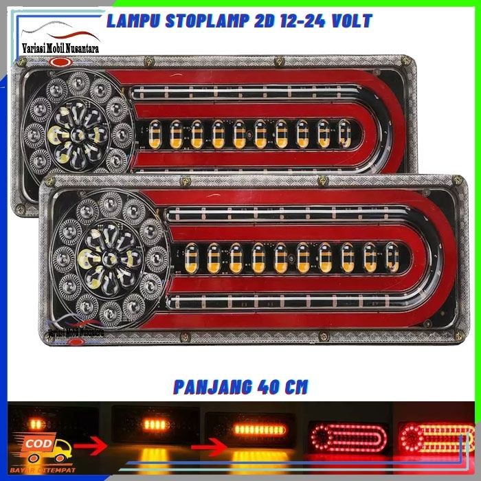 Jual Lampu Stop Lamp Led Stoplamp Rem Belakang 2D Running Variasi Mobil ...