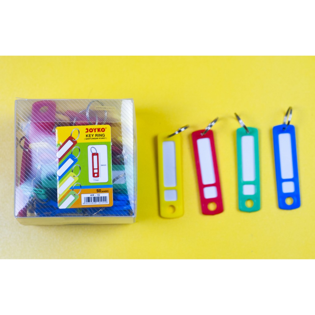 Jual GANTUNGAN KUNCI / KEY RING NAME TAG JOYKO KR - 10 ( 50 PCS ...