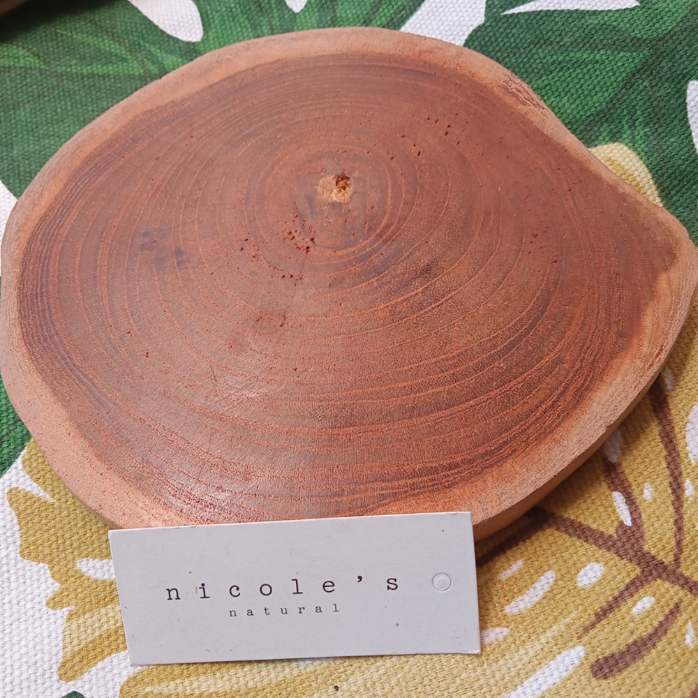 Jual Nicole's Natural CBD Rustic L Solid Wood Cutting Board / Talenan ...