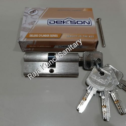 Jual Double Cylinder Dekson Komputer - CYL DC KK DL 60 mm SN/Anak Kunci 5 | Shopee Indonesia