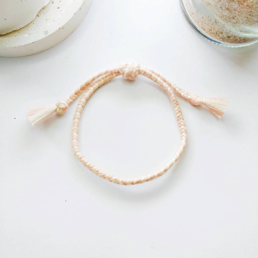 Jual Single Braid Bracelet 2 Tone | Gelang Kepang | Gelang Aesthetic ...