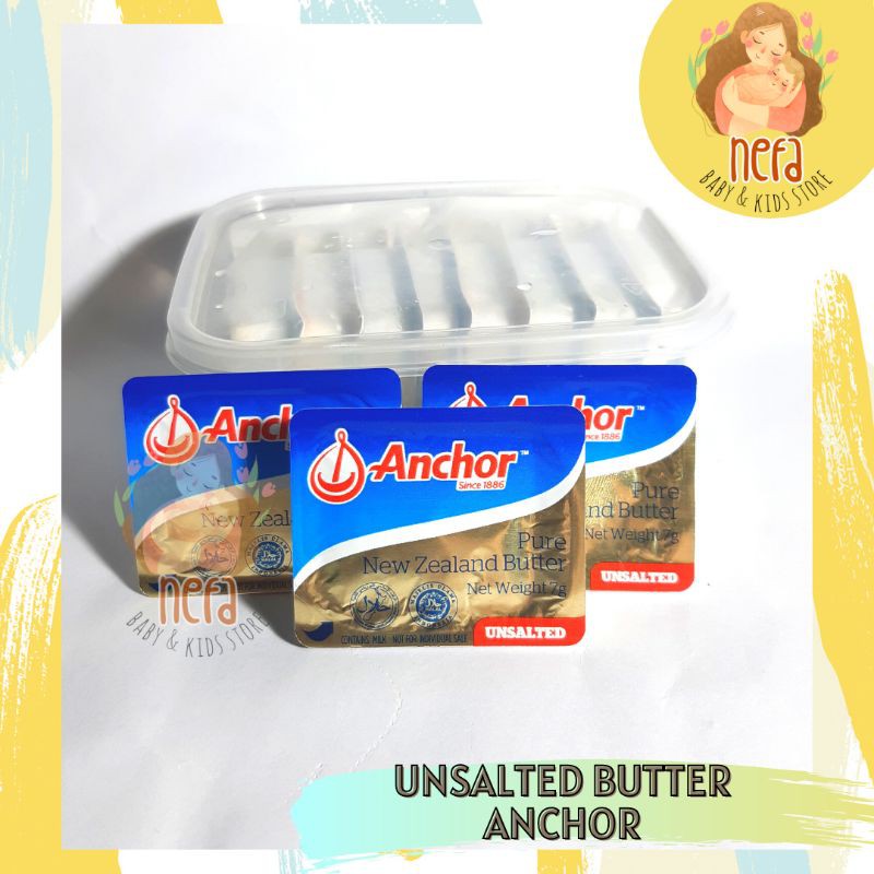 Jual Unsalted Butter Anchor 7gr x 10 minicups ED SEPTEMBER 2024 | Lemak ...