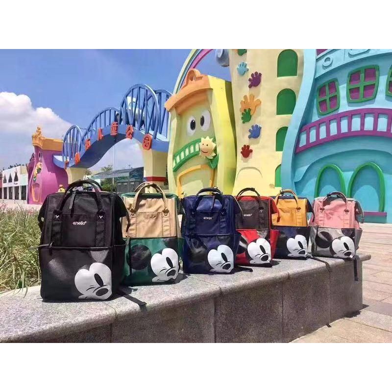 Jual Anelo Diaper Backpack Multifungsi BIG Anello Mickey Mouse ...