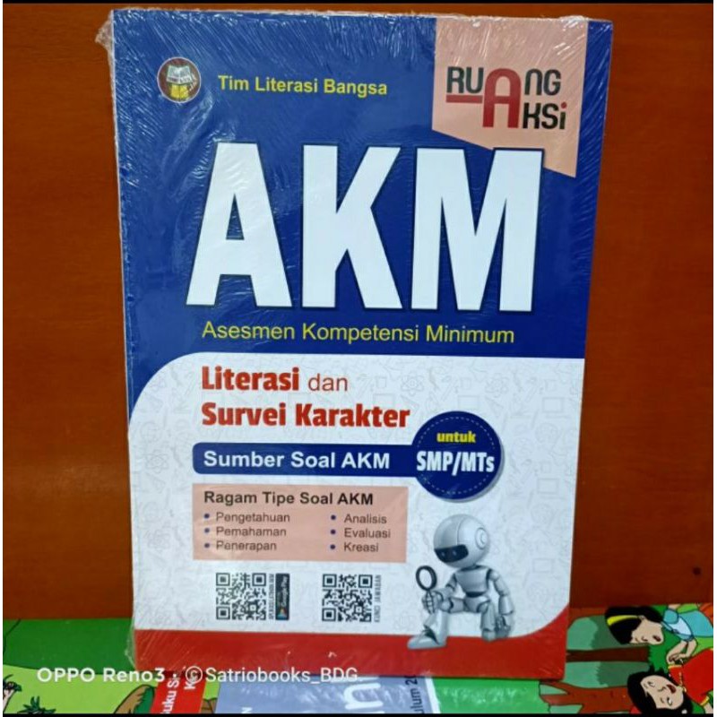 Jual BUKU ORIGINAL AKM SMP/MTS 2021. ASESMEN KOPETENSI MINIMUM ...