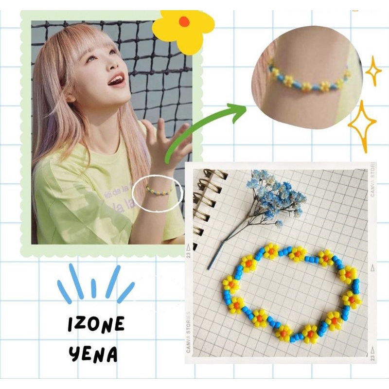 Jual BRACELETE IZ*ONE YENA | KPOP INSPIRED BEADS | Shopee Indonesia