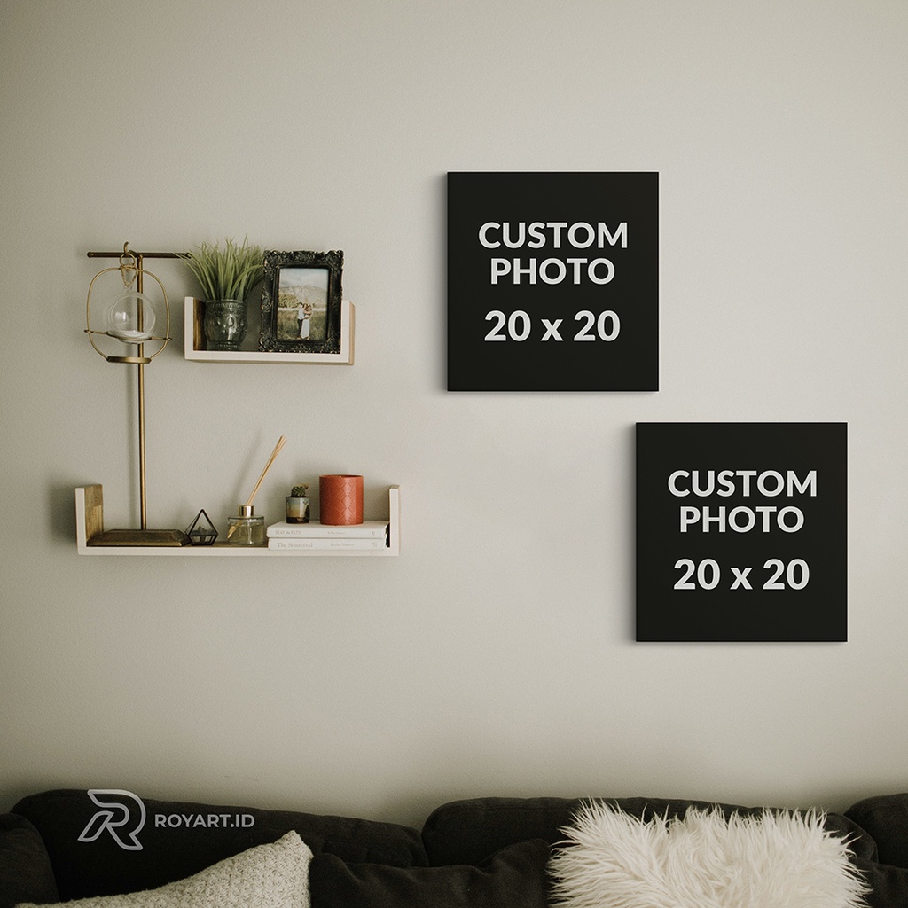 Jual Wall Decor Cetak Foto Custom MDF 20x20 | Shopee Indonesia