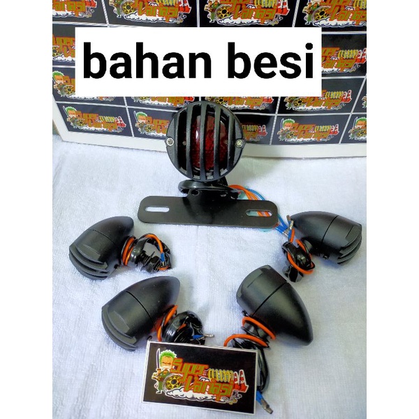 Jual paket lampu stop teralis 4 biji sein PAKET LAMPU JAPSTYLE CB W175 ...