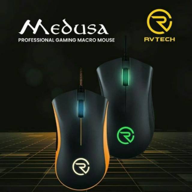 Jual Mouse Gaming RGB Rvtech Versi Medusa | Shopee Indonesia