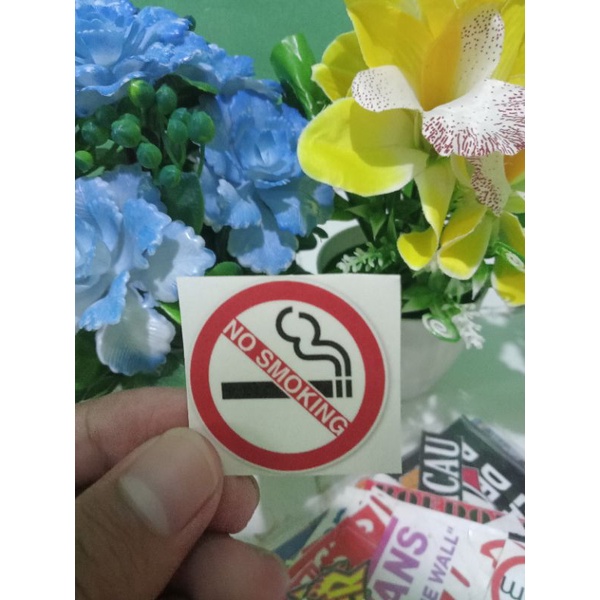Jual STIKER NO SMOKING / STIKER WARNING / STIKER SIGN / STIKER HAPE ...