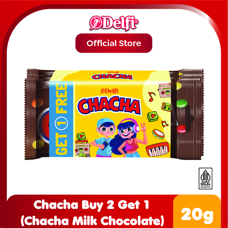 Jual [BUY 2 GET 1] Chacha Milk Chocolate 20 g | Shopee Indonesia