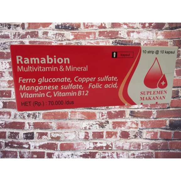 Jual Harga Per Box Ramabion Tablet Multivitamin Rama | Shopee Indonesia