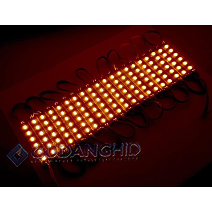 Jual Promo Awal tahun Lampu LED Strip Modul SMD 5630 / 5730 6 Mata Module 12V IP65 - Orange ...