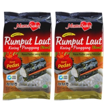 Jual MAMA SUKA RUMPUT LAUT ISI 2 X @4.5GR RASA JAGUNG BAKAR / PEDAS ...