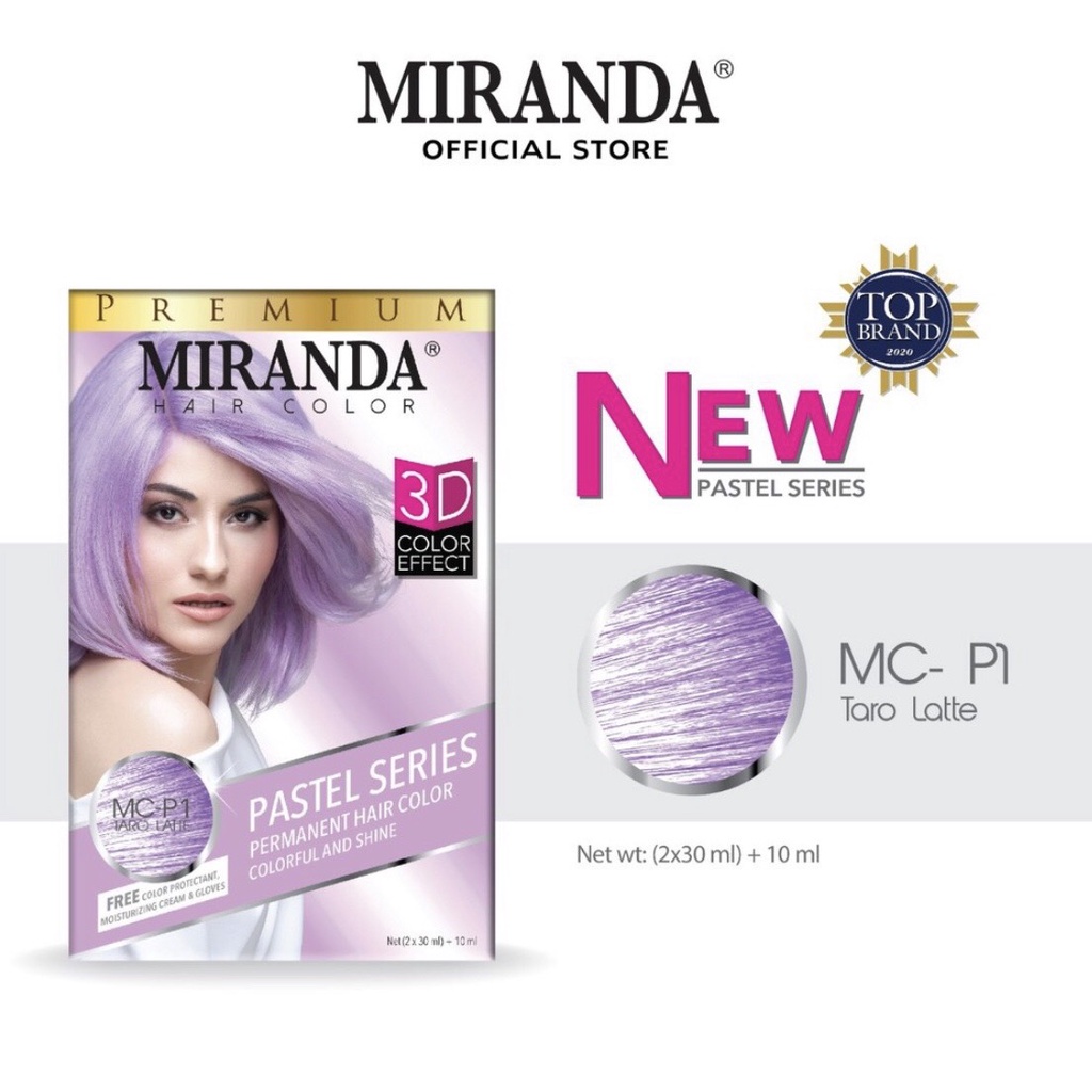 Jual MIRANDA Hair Color Pastel Series | Semir Pewarna Rambut Pastel ...