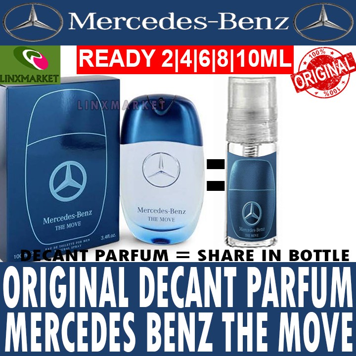 Jual ORIGINAL DECANT PARFUM MERCEDES BENZ THE MOVE NOTES MIRIP PACO ...