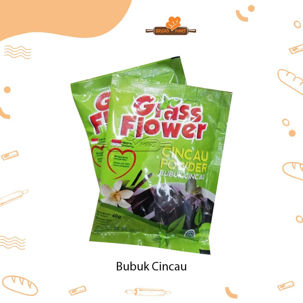 Jual GRASS FLOWER CINCAU POWDER 40GR | Shopee Indonesia