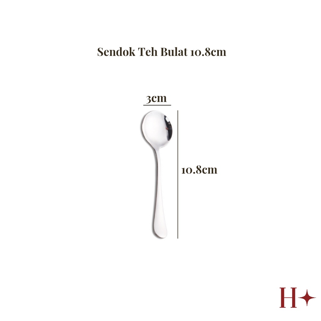 Jual H Errai Alat Makan Stainless Steel Ukuran Kecil Sendok Dessert Sendok Teh Garpu Buah ...