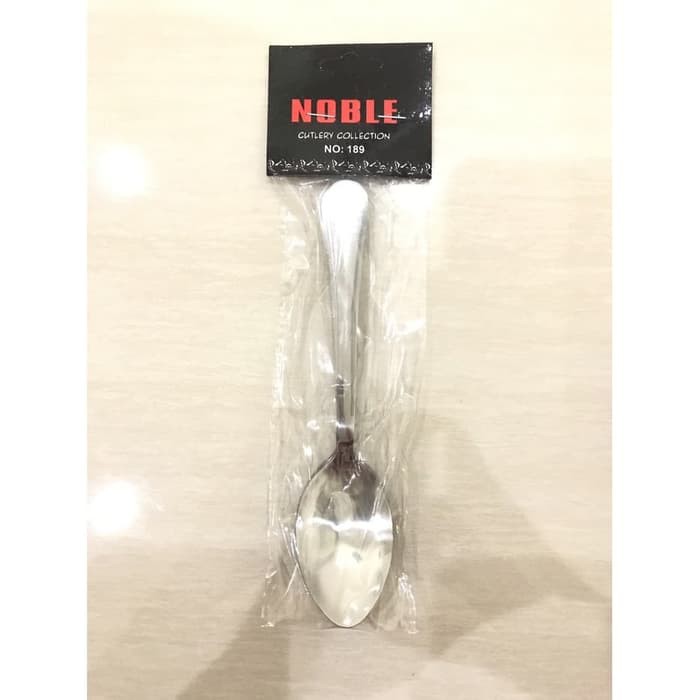 Jual Sendok Makan | Sendok Stainless | Sendok Polos Merk Noble (Isi 6 ...