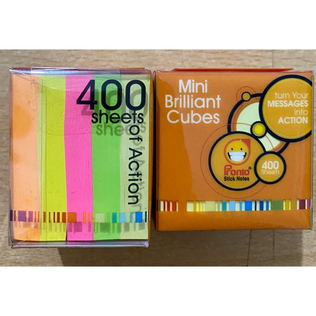 Jual Pronto Mini Brilliant Cubes 50 x 50 mm / 400 Sheets (Post It ...