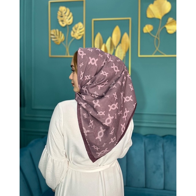 Jual New voal hijab segi4 sublim motif premium | Shopee Indonesia